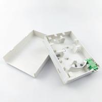 China 2 Cores LC APC Plastic Fiber Optic Faceplate Socket Panel for FTTH White Time 5 Years for sale