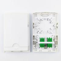 China 132*83*25 ABS PC 2 Cores LC APC Fiber Optic Faceplate Socket Panel for Optic Equipment for sale
