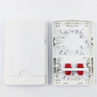 China FTTH Applications 2 Cores Plastic Fiber Optic Faceplate Socket Panel 131*84*24 ABS/PC for sale
