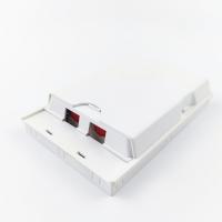 China FTTH Applications 2 Cores Plastic Fiber Optic Faceplate Socket Panel 131*84*24 ABS/PC for sale