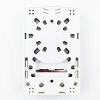 China FTTH Applications 2 Cores Plastic Fiber Optic Faceplate Socket Panel 131*84*24 ABS/PC for sale