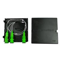 China FTTH 2 Cores SC APC Plastic Fiber Optic Splitter Faceplate Socket Panel with 3 Time for sale