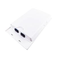 China 5 2 Cores SC UPC Plastic Fiber Optic Faceplate Socket Panel for FTTH Applications for sale