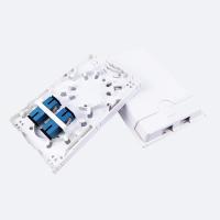 China 5 2 Cores SC UPC Plastic Fiber Optic Faceplate Socket Panel for FTTH Applications for sale