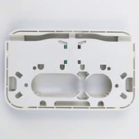China 1 Port Gray APC Plastic Fiber Optic Faceplate Socket Panel for Indoor in FTTH Network for sale