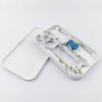 China FTTH Network Wired LAN Plastic Fiber Optic Faceplate Socket Panel 1 Core Indoor Product for sale