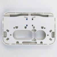 China FTTH Network Wired LAN Plastic Fiber Optic Faceplate Socket Panel 1 Core Indoor Product for sale