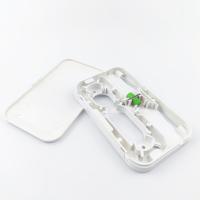China White/Gray FC APC Plastic Fiber Optic Faceplate Socket Panel for Indoor FTTH Network for sale