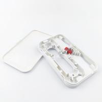 China 148x88x15 Fiber Optic Faceplate Socket Panel for Indoor FTTH Network Plastic Material for sale