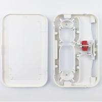 China 148x88x15 Fiber Optic Faceplate Socket Panel for Indoor FTTH Network Plastic Material for sale