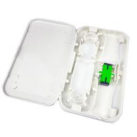 China 1 Port SC APC Plastic Fiber Optic Faceplate Socket Panel 150x90x16mm for FTTH for sale