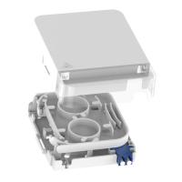 China 1 Core LC UPC Fiber Optic Face Plate 116x85x21mm for FTTH Indoor Network for sale