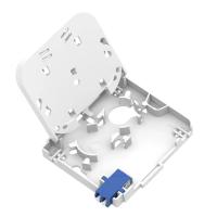 China 1 Core LC UPC Fiber Optic Face Plate 116x85x21mm for FTTH Indoor Network for sale