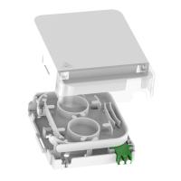 China White / Gray 1 Core LC APC Type Fiber Optic Face Plate for Indoor FTTH Connection for sale