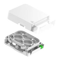 China 1 Port FC APC Fiber Optic Face Plate 115x86x23mm for Indoor FTTH Network for sale