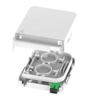 China 1 Port SC APC Fiber Optic Face Plate 116x85x22mm for FTTH Indoor Network for sale