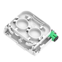 China 1 Port SC APC Fiber Optic Face Plate 116x85x22mm for FTTH Indoor Network for sale