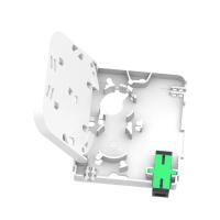 China 1 Port SC APC Fiber Optic Face Plate 116x85x22mm for FTTH Indoor Network for sale