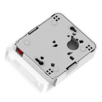 China White 1 Port FC UPC Fiber Optic Face Plate 115x86x23mm for Indoor FTTH Network for sale