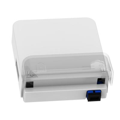 China 115x86x22mm Fiber Optic Socket Panel 1 Port SC/UPC for Compact Indoor FTTH Network Installation for sale