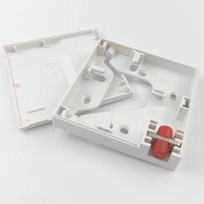 China FTTH Network 1 Core FC UPC Plastic Fiber Optic Faceplate Socket Panel Easy to Install for sale