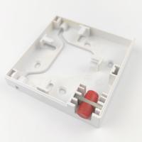 China FTTH Network 1 Core FC UPC Plastic Fiber Optic Faceplate Socket Panel Easy to Install for sale