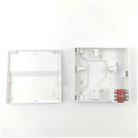 China FTTH Network 1 Core FC UPC Plastic Fiber Optic Faceplate Socket Panel Easy to Install for sale