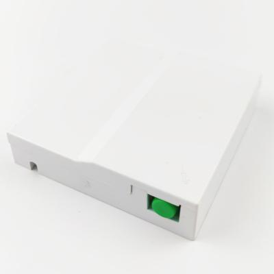China Best 1 Core FC APC Plastic Fiber Optic Socket Panel for Gray FTTH Network Performance for sale