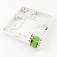 China Best 1 Core FC APC Plastic Fiber Optic Socket Panel for Gray FTTH Network Performance for sale