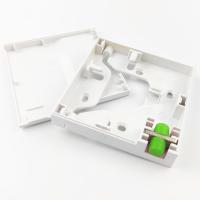 China Best 1 Core FC APC Plastic Fiber Optic Socket Panel for Gray FTTH Network Performance for sale
