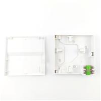 China Best 1 Core FC APC Plastic Fiber Optic Socket Panel for Gray FTTH Network Performance for sale