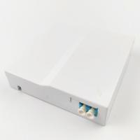 China 1 Port LC UPC Plastic Fiber Optic Faceplate Socket Panel for Seamless FTTH Installation for sale