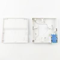 China 1 Port LC UPC Plastic Fiber Optic Faceplate Socket Panel for Seamless FTTH Installation for sale