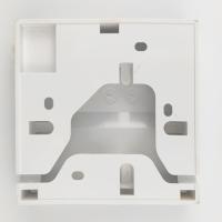 China 1 Port LC UPC Plastic Fiber Optic Faceplate Socket Panel for Seamless FTTH Installation for sale