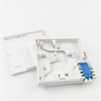 China 1 Port LC UPC Plastic Fiber Optic Faceplate Socket Panel for Seamless FTTH Installation for sale