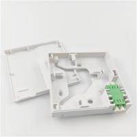 China 5 Wired LAN Network Best for 1 Core LC APC Plastic Fiber Optic Faceplate Socket Panel for sale