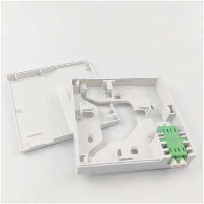 China 5 Wired LAN Network Best for 1 Core LC APC Plastic Fiber Optic Faceplate Socket Panel for sale