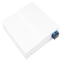China SC UPC 1 Port Plastic Fiber Optic Faceplate Socket Panel 86x85x22mm for Durable Network for sale