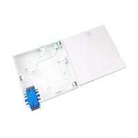 China SC UPC 1 Port Plastic Fiber Optic Faceplate Socket Panel 86x85x22mm for Durable Network for sale