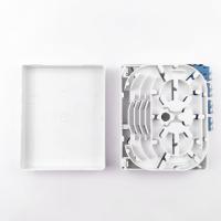 China 102*81*30mm LC/UPC Plastic Fiber Optic Faceplate Socket Panel for Indoor FTTH Network for sale