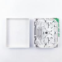 China FTTH Fiber Optic Socket Panel 4 Cores LC APC ABS PC Material Indoor 99x79x32mm for sale