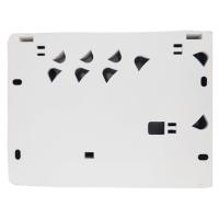 China 152*110*31mm SC/UPC Plastic Fiber Optic Faceplate Socket Panel for Indoor FTTH Network for sale