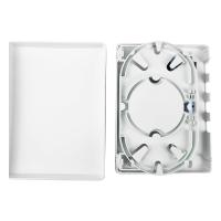 China 152*110*31mm SC/UPC Plastic Fiber Optic Faceplate Socket Panel for Indoor FTTH Network for sale