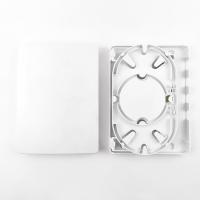 China FC/APC Connector Type 4 Cores Plastic Fiber Optic Faceplate Socket Panel for FTTH Network for sale
