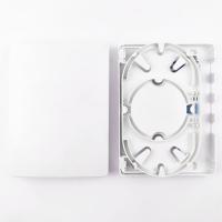 China FTTH 4 Cores LC UPC Plastic Fiber Optic Faceplate Socket Panel 150x110x30mm for sale