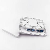 China FTTH 4 Cores LC UPC Plastic Fiber Optic Faceplate Socket Panel 150x110x30mm for sale