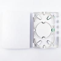 China 4 Port LC APC Fiber Optic Faceplate Socket Panel 152x110x32mm Indoor FTTH PC ABS for sale
