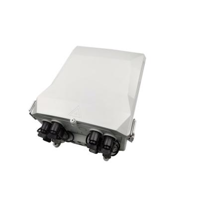China 24Cores IP65 FTTH Wall-Mounted/Pole-Mounted Fiber Optic Distribution Box PC ABS Material for sale