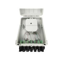 China 24Cores IP65 FTTH Wall-Mounted/Pole-Mounted Fiber Optic Distribution Box PC ABS Material for sale
