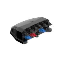 China Wall Pole Mounted Fiber Distribution Box 10 Ports SC Adapter FTTX Splice Cassette for sale